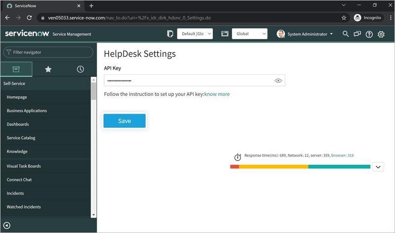 HelpDesk Integration With ServiceNow Knowledge Base